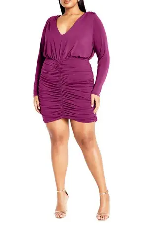 City Chic Ruched Cocktail Dresses
