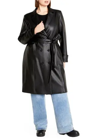 City Chic Mid Length Outerwear For Women