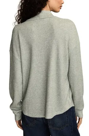 Lucky Brand Mock Neck Pullover Top