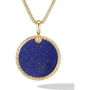 David Yurman Dy Elements® Lapis Lazuli Disc Pendant