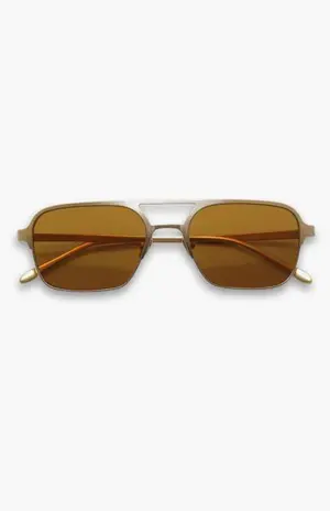INDY Jimmy Aviator Polarized Sunglasses - Brown