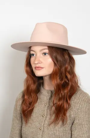 W Y E T H Shea Fedora - Blush