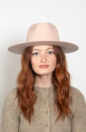 W Y E T H Shea Fedora - Blush