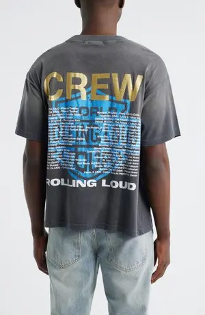 ROLLING LOUD Loud Crew Graphic T-shirt