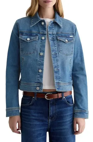 Ag Robyn Crop Denim Jacket - Charmed