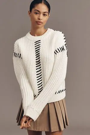 English Factory Crew-neck Chunky Sweater