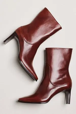 REFORMATION Claudette Square-toe Boots