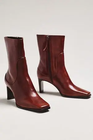 REFORMATION Claudette Square-toe Boots