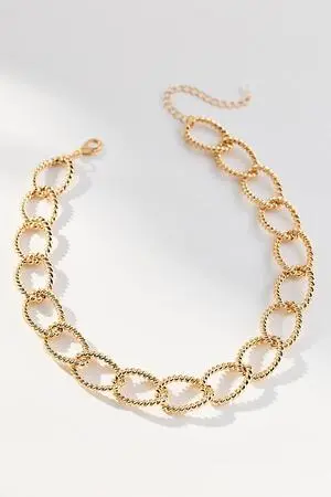 Gold Link Necklace Chunky Necklaces