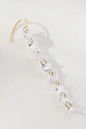 Anthropologie Drippy Crystal Chandelier Earrings