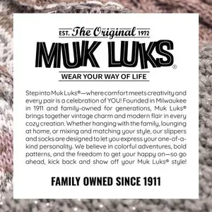 MUK LUKS Knee-high Compression Socks 3 Pair Pack - Black Multi