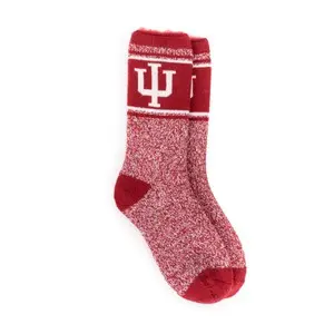 MUK LUKS Heat Retainer Crew Socks Indiana