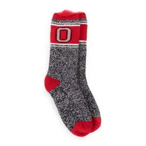 MUK LUKS Heat Retainer Crew Socks - Ohio State