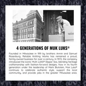 MUK LUKS Heat Retainer Crew Socks 2-pair Pack - Blue/radicchio