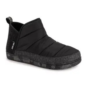 MUK LUKS Weston Slipper Boot - Black
