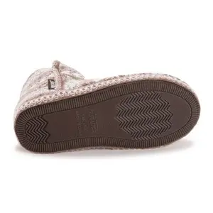 MUK LUKS Leigh Bootie Slipper - Neutral Purple
