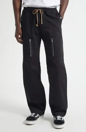 JKEEFER Anthony Stretch Cotton Gabardine Cargo Pants