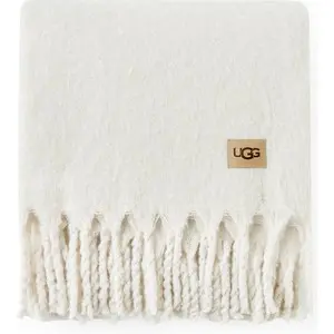 UGG Bayle Throw Blanket - White Pepper/snow