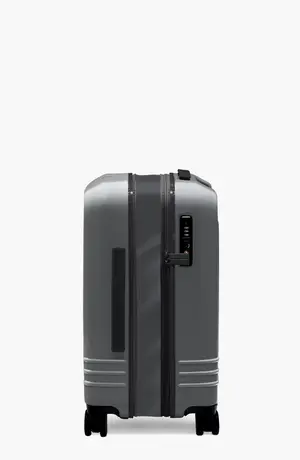 ROAM Expandable Carry-on Suitcase - Matte Steel/black