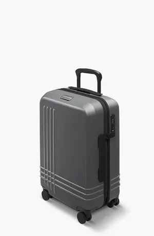 ROAM Expandable Carry-on Suitcase - Matte Steel/black