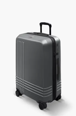 ROAM Check-in Expandable Luggage - Matte Steel/black Trim