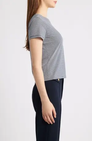 FRAME The Stripe Cotton Baby Tee