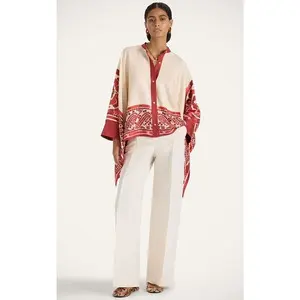 La DoubleJ Foulard Shirt - Regalia Placée Red