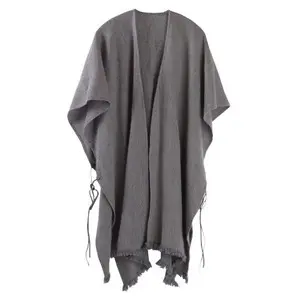 LOOM.IST Wool Poncho - Grey