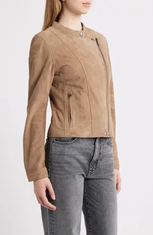 Frye Classic Biker Suede Jacket