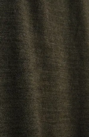 ITALIC Cole Merino Lightweight V-neck Sweater - Thyme