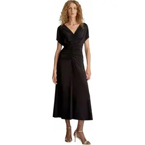 M.M.LAFLEUR Light Jersey Ruched Dress
