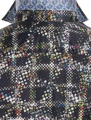 ROBERT GRAHAM BY DXL Big & Tall Grid Textured Sport Shirt