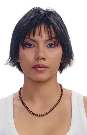 SHOP SPICY DAN Ruby Garnet Necklace - Red