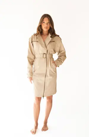 SHANI X BY TESS Fabienne Trench Coat