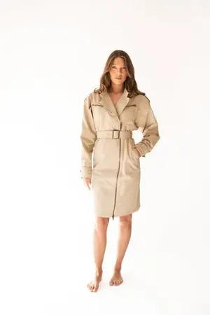 SHANI X BY TESS Fabienne Trench Coat