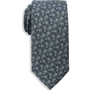 Michael Kors Big & Tall Floral Neck Tie - Olive