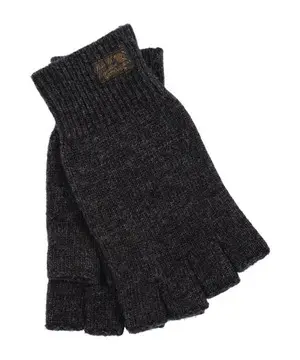 Polo Ralph Lauren Fingerless Gloves - Dk Charcoal Heather