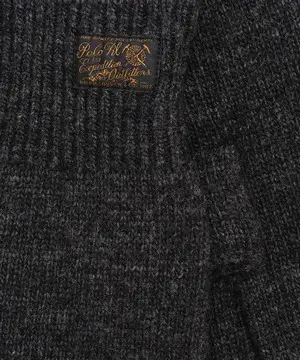 Polo Ralph Lauren Fingerless Gloves - Dk Charcoal Heather