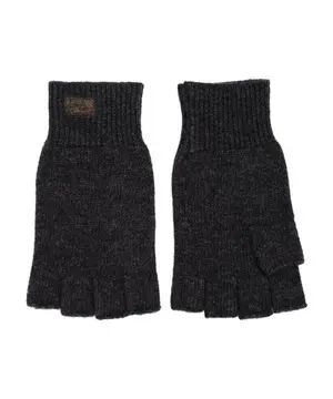 Polo Ralph Lauren Fingerless Gloves - Dk Charcoal Heather