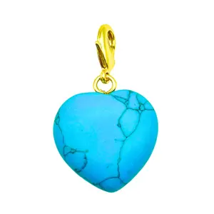 HOLST+LEE Heart Stone Pendant - Turquoise