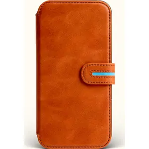 BLUEBONNET The Executive Leather Iphone Folio Case - Tuscan Tan