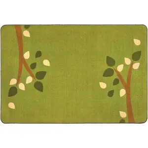 KAPLAN EARLY LEARNING COMPANY Branching Out Carpet - Green
