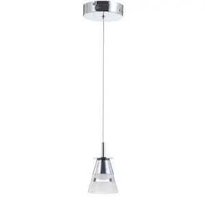 JONATHAN Y Alain 1-light Adjustable Metal Integrated Led Pendant