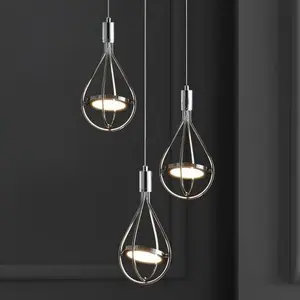 JONATHAN Y Orion Adjustable Modern Integrated 3-light Cluster Led Metal Pendant