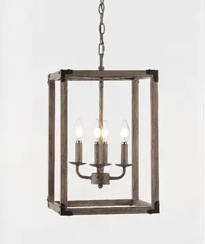 JONATHAN Y Magnolia 4-light Adjustable Iron Rustic Farmhouse Led Pendant