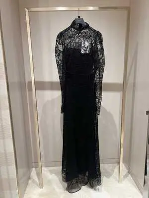 Dior Lace Dress - Black