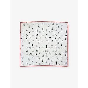 ST.PIA Gazette Small Cotton Pet And Human Bandana - One-color