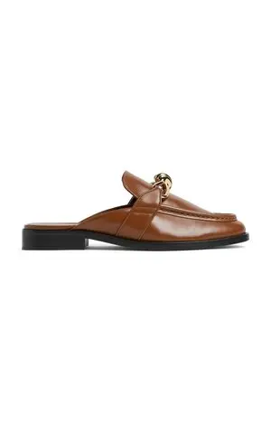 Bottega Veneta Astaire Loafer Mules Tan