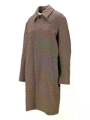 Saint Laurent Vichy Checked Coat