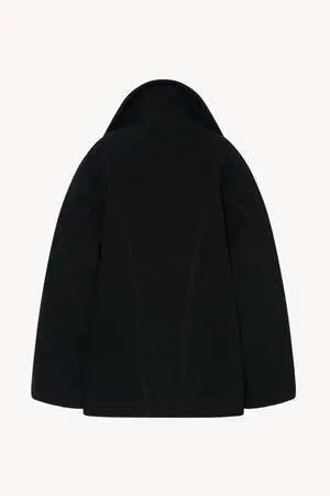 THE ROW Temur Virgin Wool Coat - Black